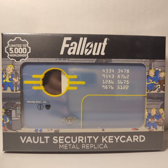 Bethesda | Art | Fallout Vault Security Card Metal Official Bethesda ...